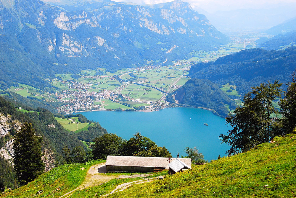 Walensee mit Walenstadt Foto & Bild | landschaft, world, natur Bilder ...