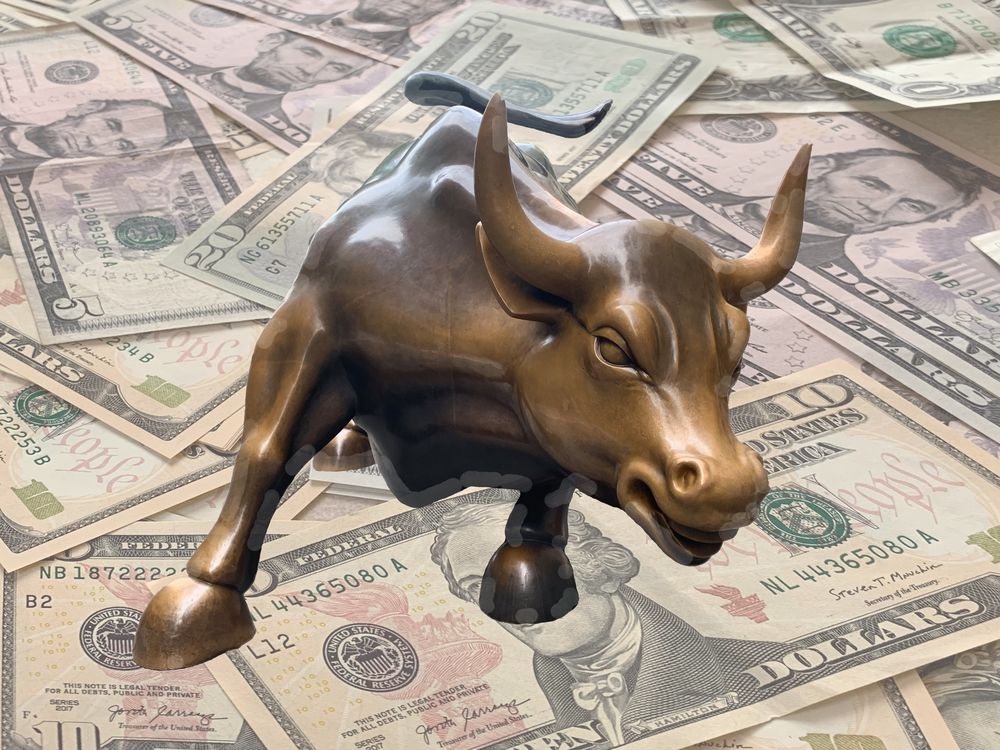 Wall Street Bulle in New York Foto & Bild | north america, united ...