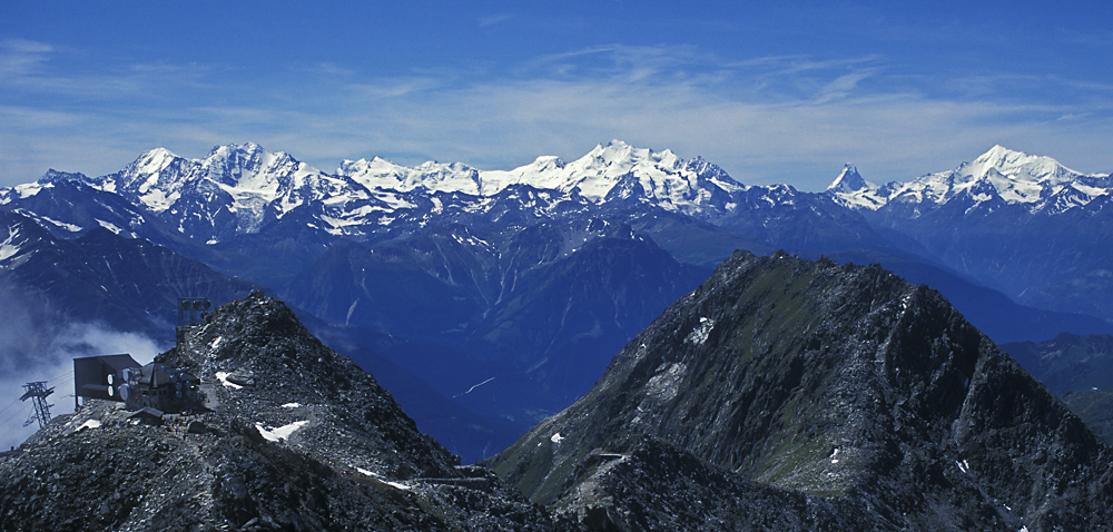 Walliser Alpen vom Eggishorn Foto & Bild | landschaft, berge, natur ...
