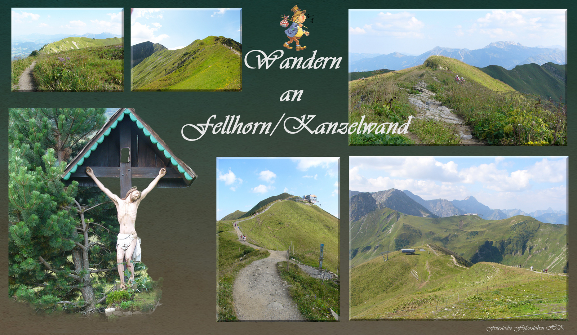 Wandern im Allgäu Foto & Bild | fotomontage, landschaften, ansichtskarten Bilder auf fotocommunity