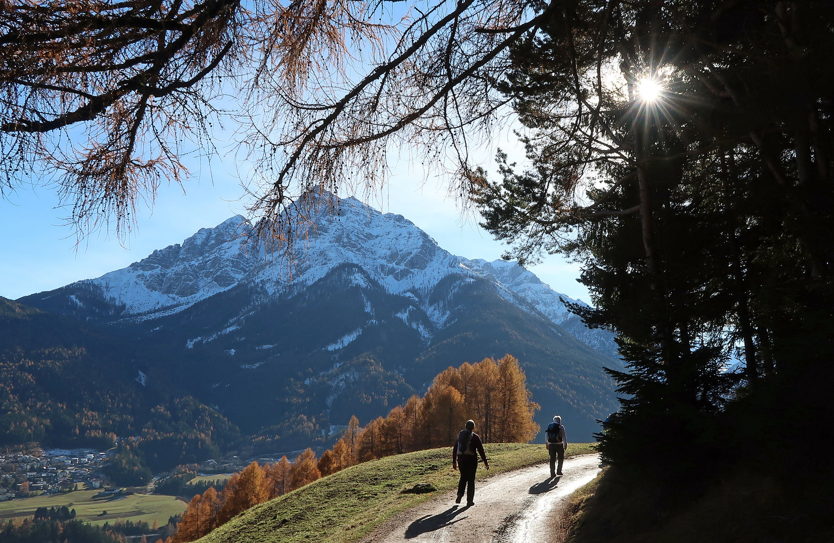 Wanderweg Foto & Bild | winter, natur, herbst Bilder auf fotocommunity