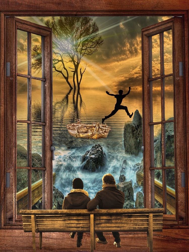 Warten auf den Frühling Foto & Bild | fotomontage, surreal, licht Bilder auf fotocommunity