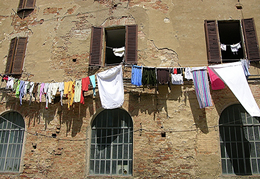 Waschtag in Florenz Foto & Bild | architektur, stadtlandschaft, historisches Bilder auf ...