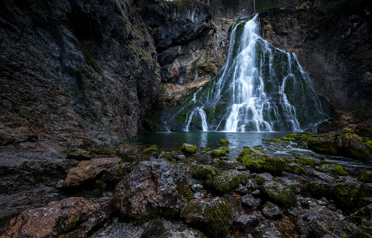 Wasserfall Golling Foto & Bild | winter, natur, landschaft Bilder auf ...