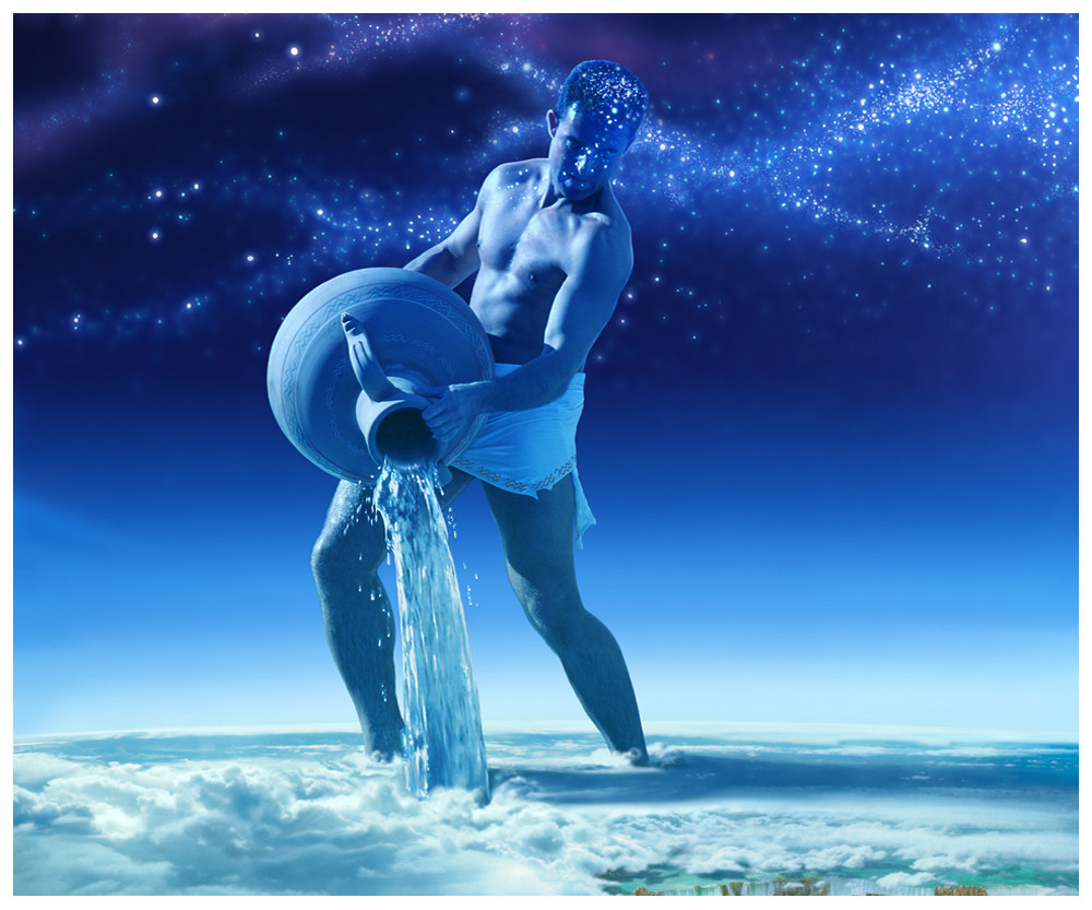 Wasserman, Foto & Bild | fotomontage, fantasy mystery, sternzeichen ...
