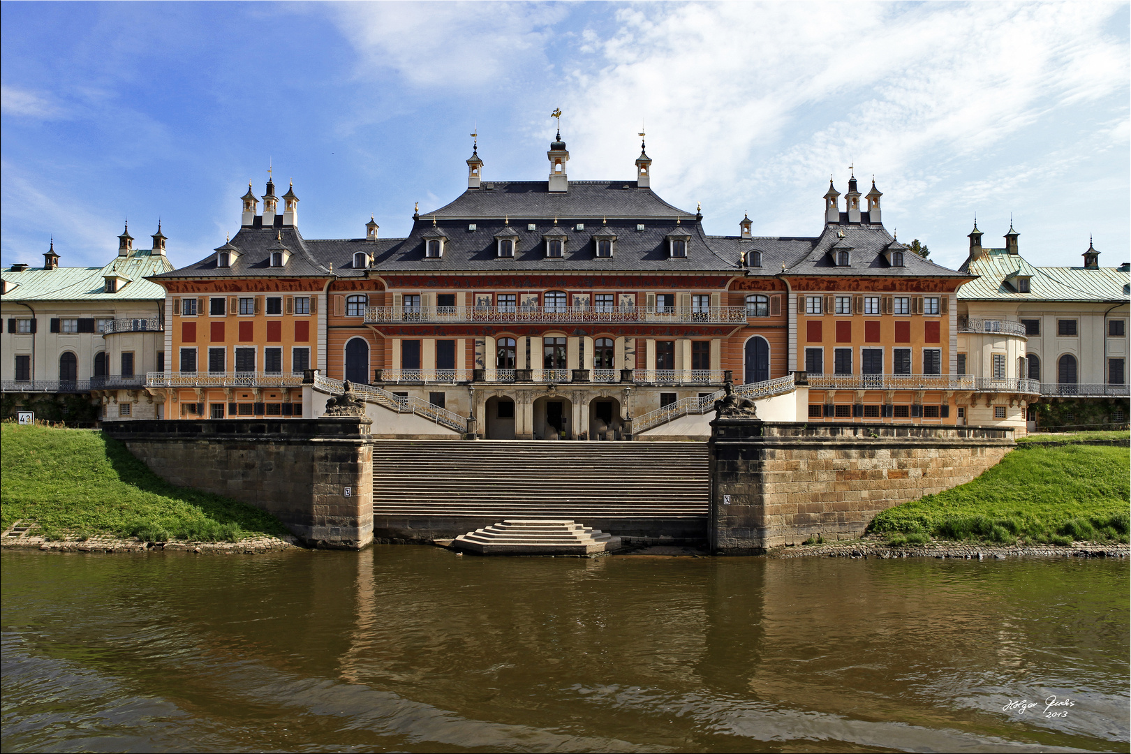 Wasserpalais Schloss Pillnitz bei Dresden Foto & Bild | architektur ...