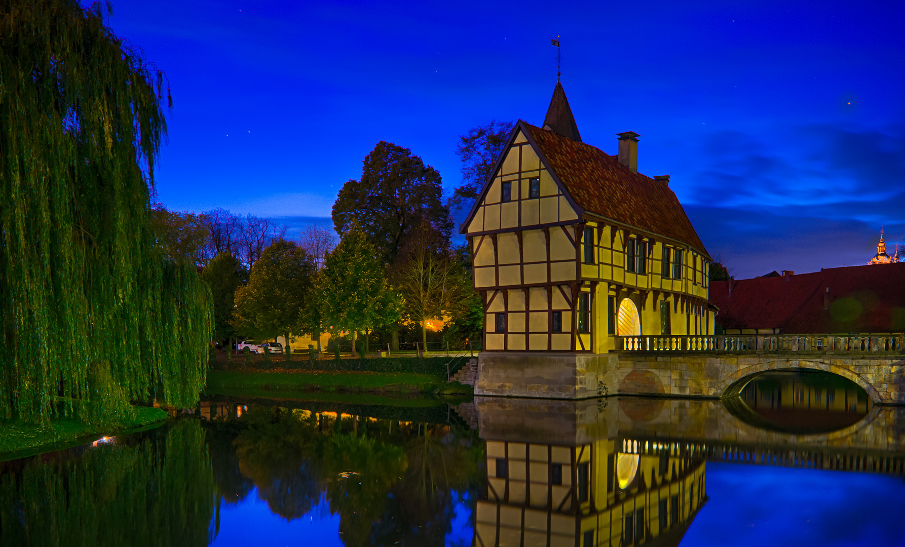 Wasserschloss in Steinfurt Foto & Bild | world, schloss, hdr Bilder auf ...
