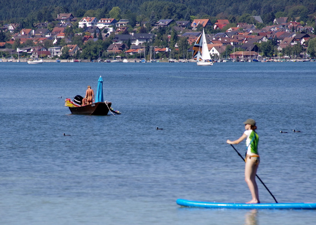 Wassersportler auf dem Bodensee Foto & Bild | erwachsene, alltagsereignisse, menschen in der ...