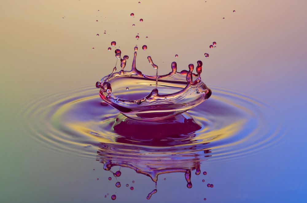 Wassertropfen.. Foto & Bild | experimente, wasser, tropfen Bilder auf ...