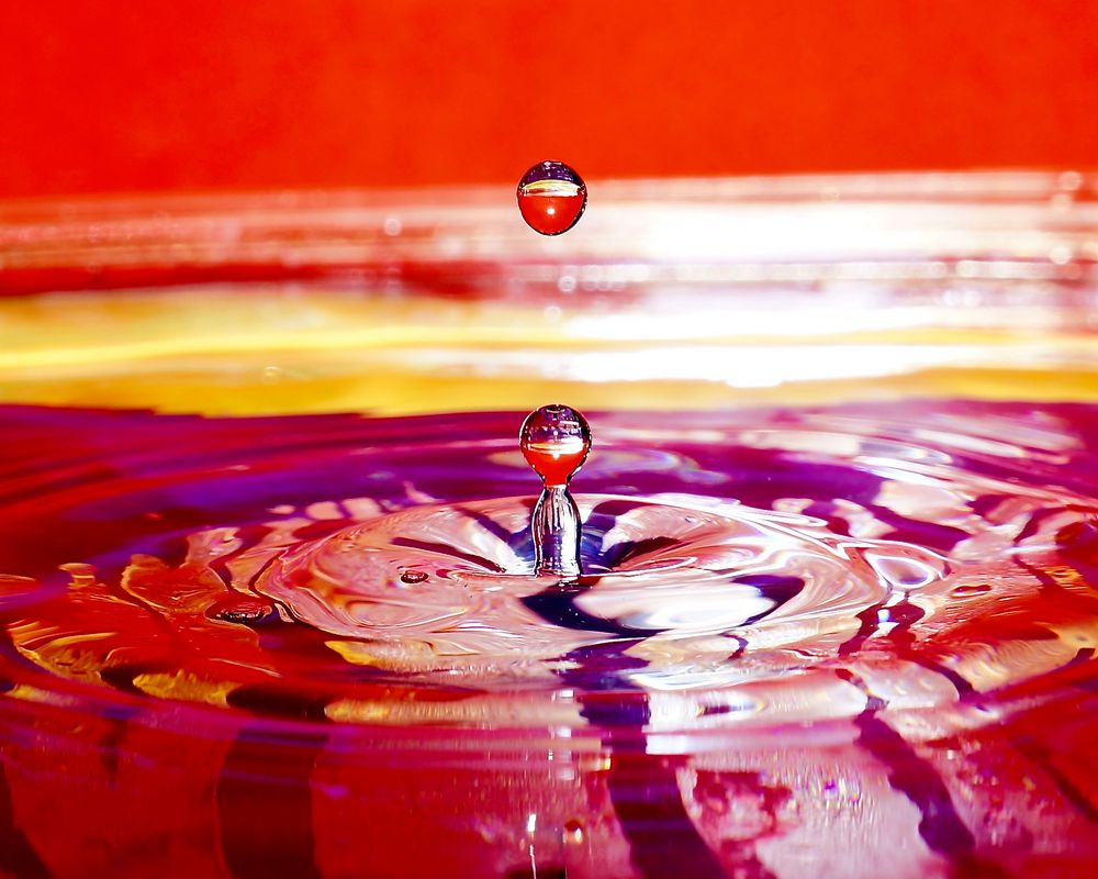 Wassertropfen Foto & Bild | tropf technik, spezial Bilder auf fotocommunity