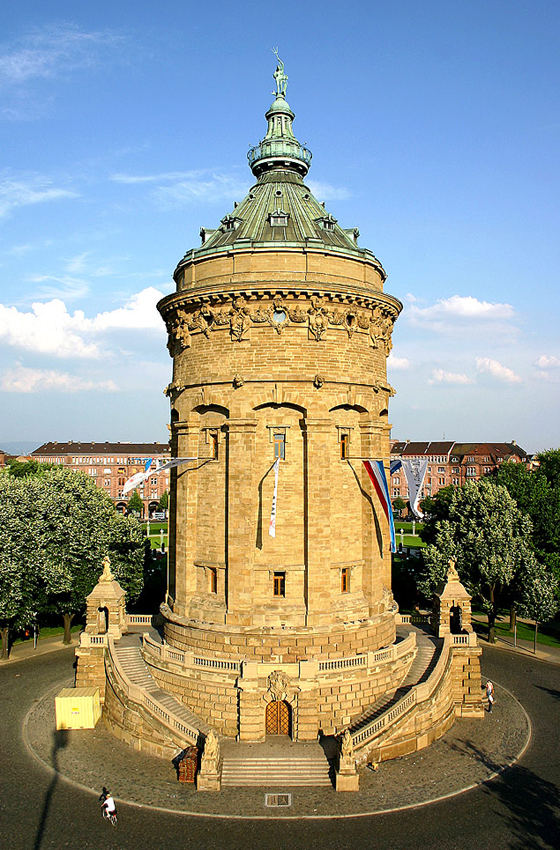 Wasserturm Mannheim Foto & Bild | architektur, türme, profanbauten Bilder auf fotocommunity