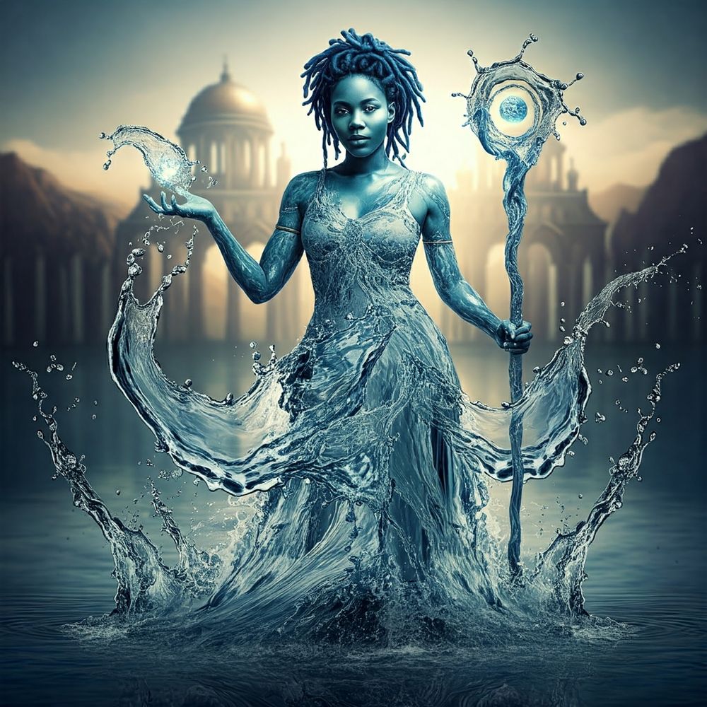 [water_goddess] Foto & Bild | ki - fantastisches, ki - fantasy, portrait Bilder auf fotocommunity