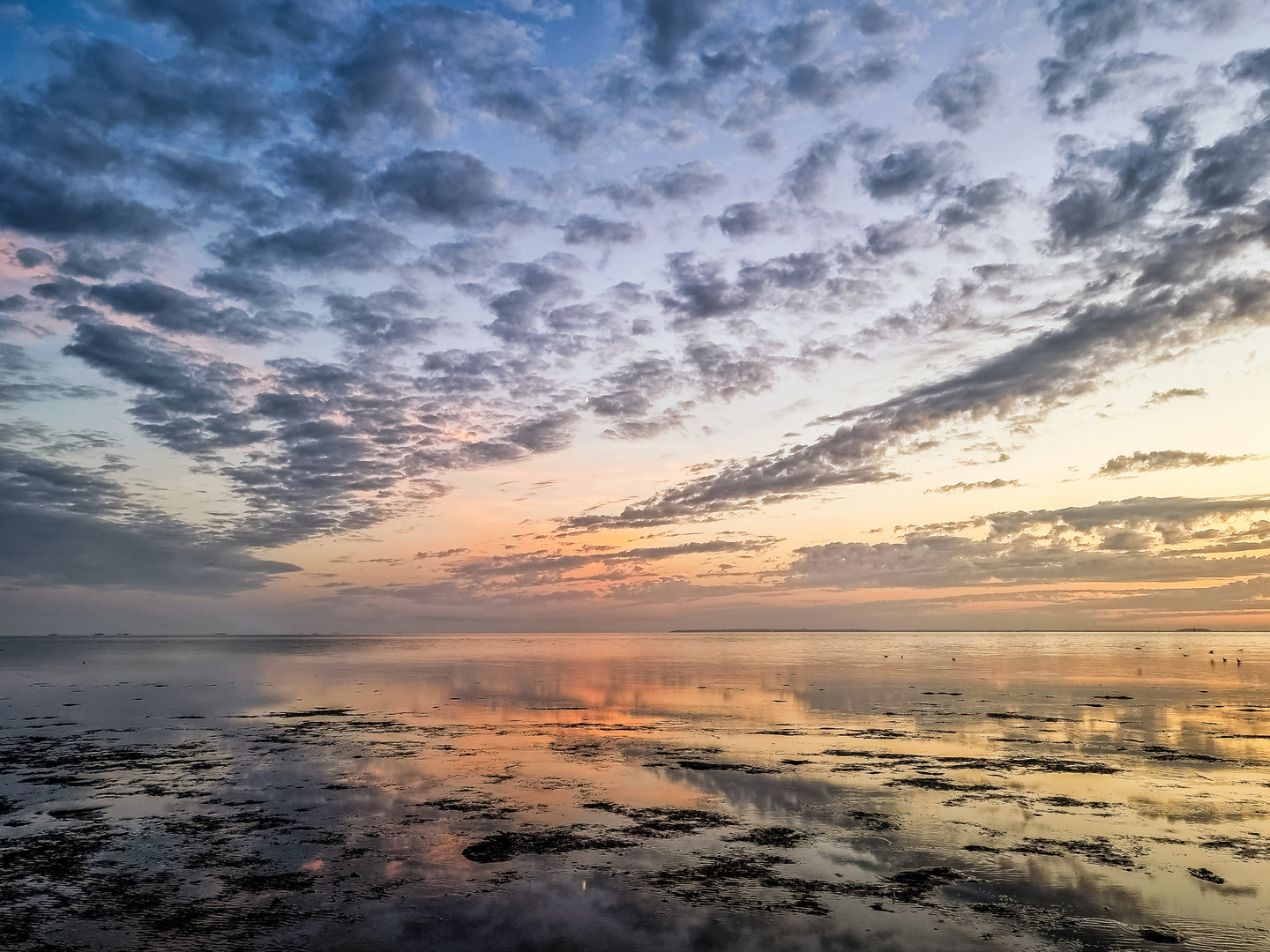 Watt, Wasser und Himmel Foto & Bild | landschaft, sonnenuntergänge, meer & strand Bilder auf ...