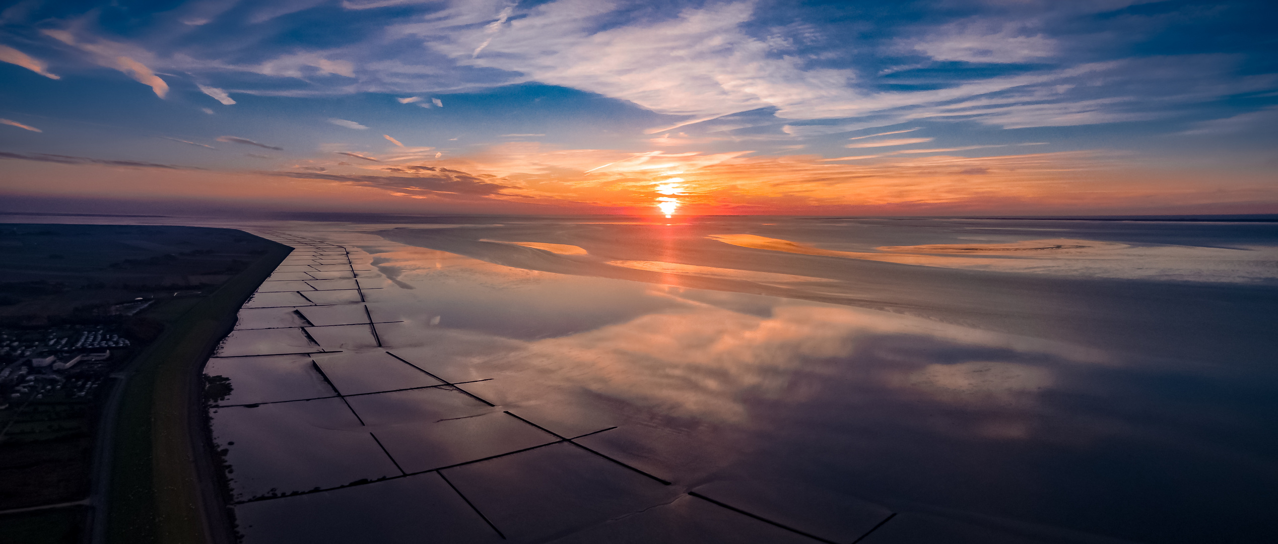 Wattenmeer bei Sonnenuntergang Foto & Bild | landschaft, meer & strand, watt Bilder auf ...