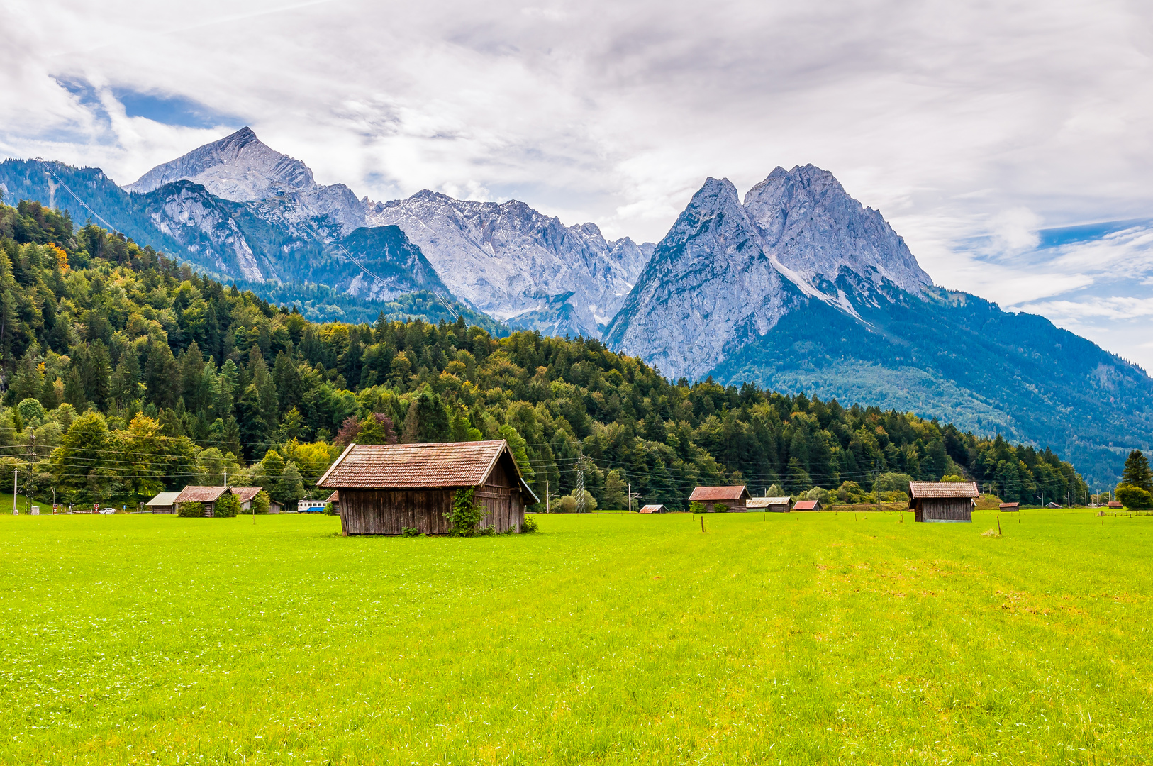 Waxenstein bei Garmisch 76 Foto & Bild | wald, tannen, wiese Bilder auf ...