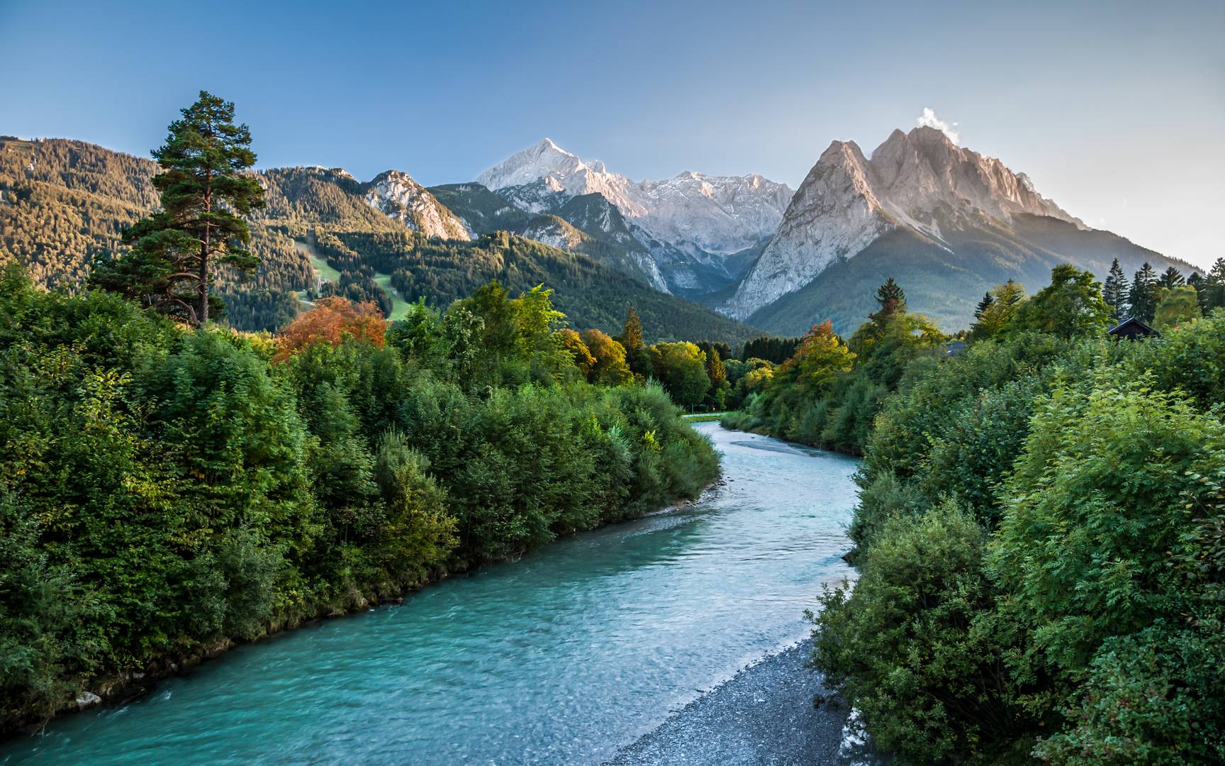 Waxenstein mit Loisach II Foto & Bild | landschaft, berge, portfolio ...