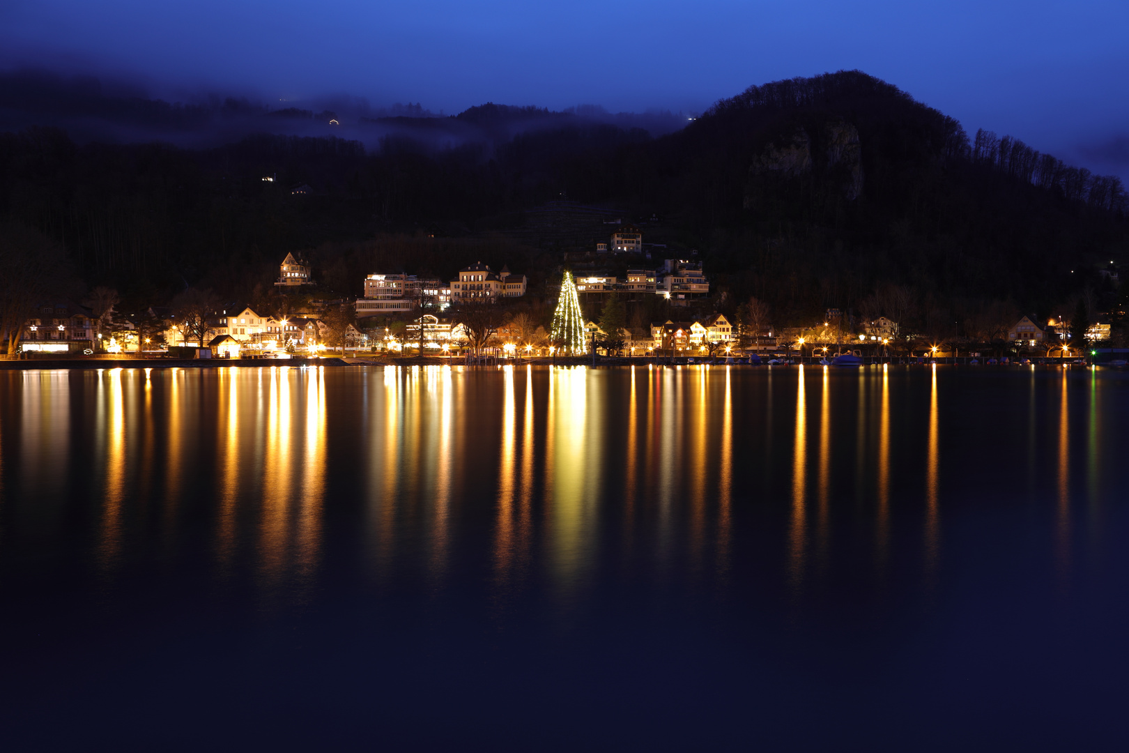 Weesen by night Foto & Bild | landschaft, naturlandschaft bei nacht ...