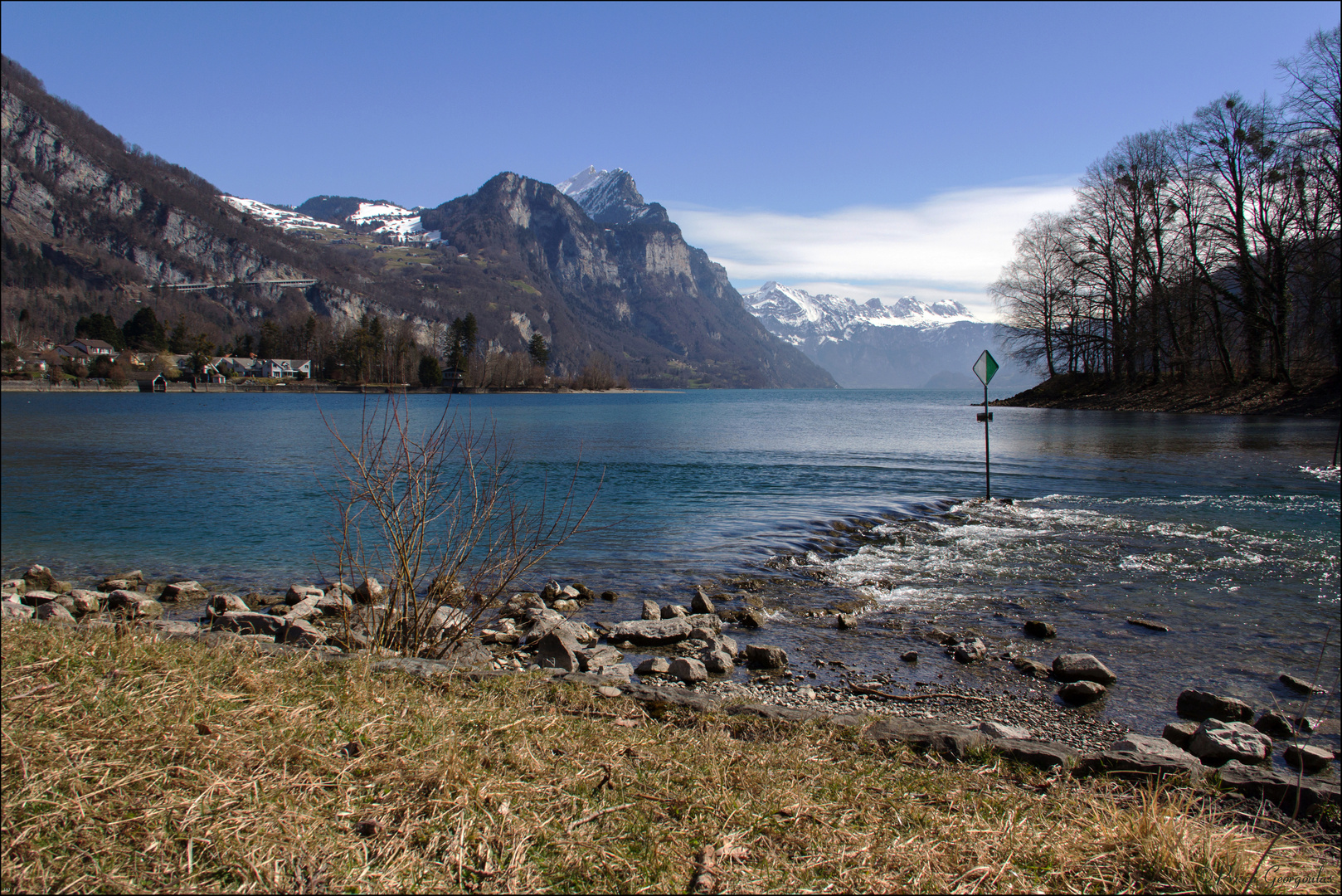 Weesen - Kanton St. Gallen Foto & Bild | landschaft, bach, fluss & see ...
