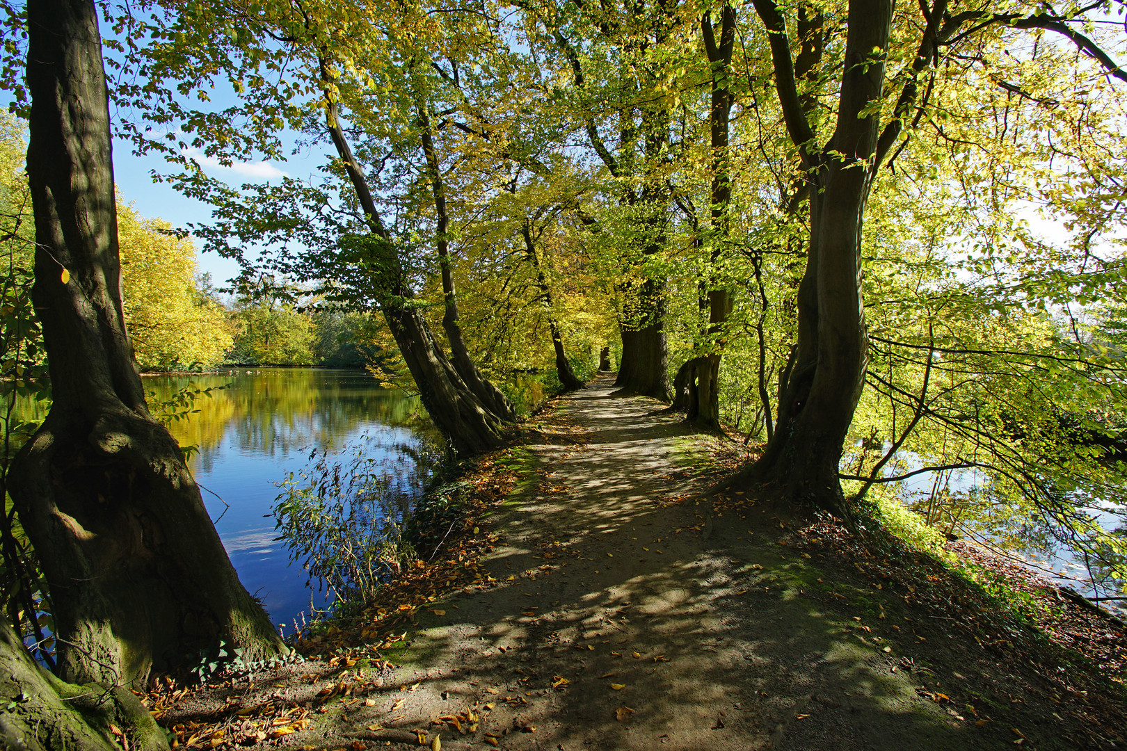 Weg zwischen den Gräften... Foto & Bild | world, bäume, natur Bilder ...