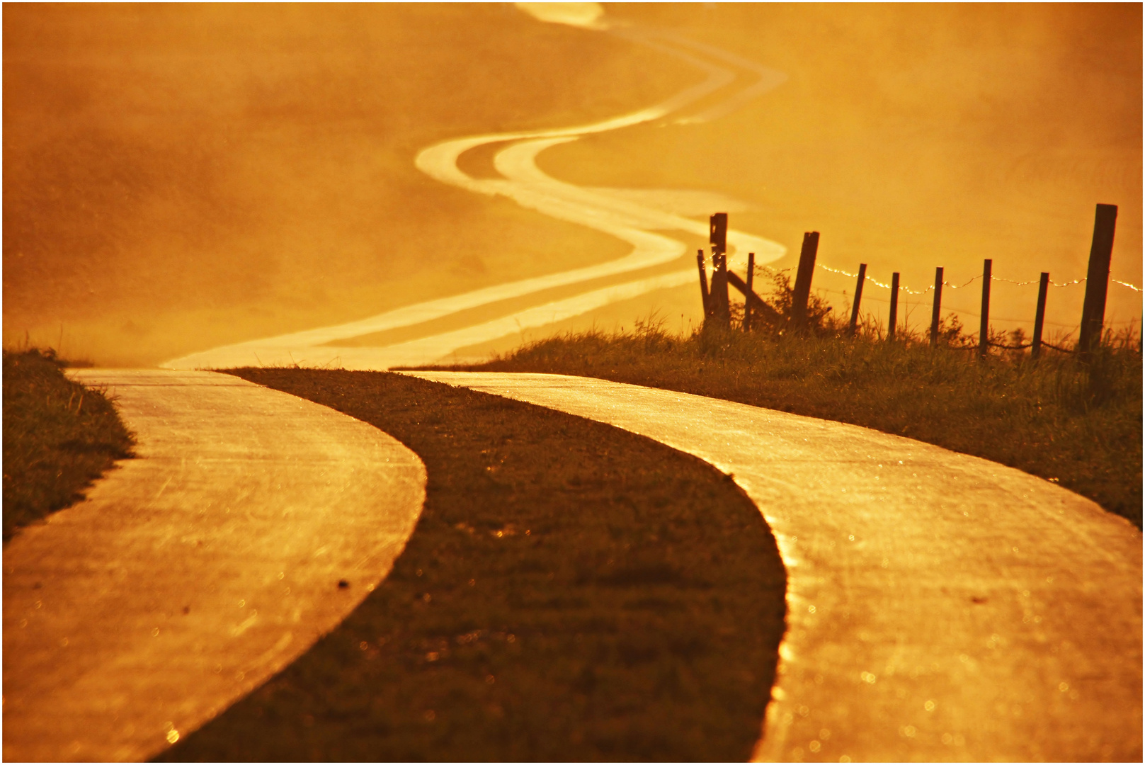 Wege über`s Land Foto & Bild | sonnenuntergänge, himmel & universum ...