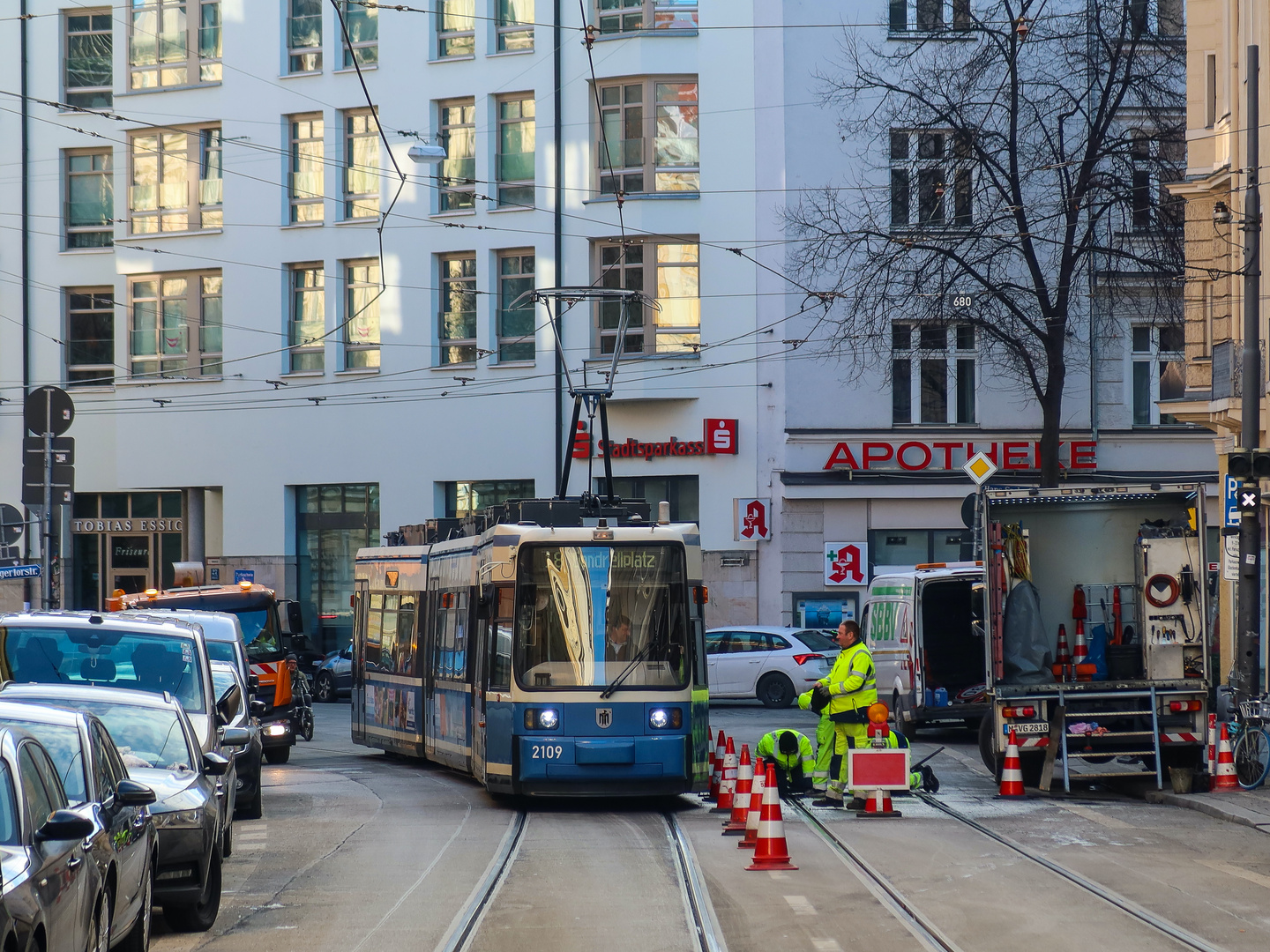 Weichen-Wartung Foto & Bild | münchen, straßenbahn, verkehr Bilder auf ...
