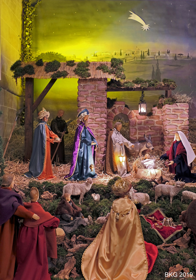 Weihnachtskrippe in St. Lubentius Foto & Bild | architektur, reportage ...