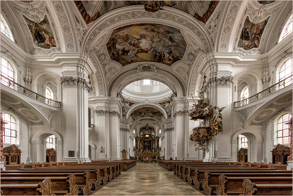 WEINGARTEN-BASILIKA ST. MARTIN. Foto & Bild | architektur, sakralbauten, innenansichten kirchen ...