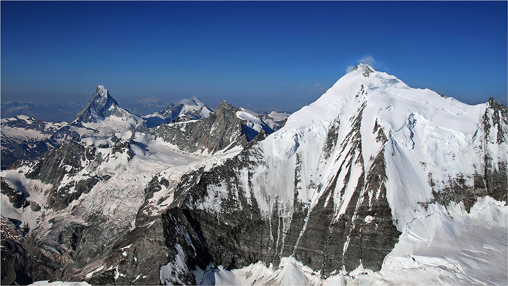 Weisshorn Foto & Bild | landschaft, luftaufnahmen, berge Bilder auf ...