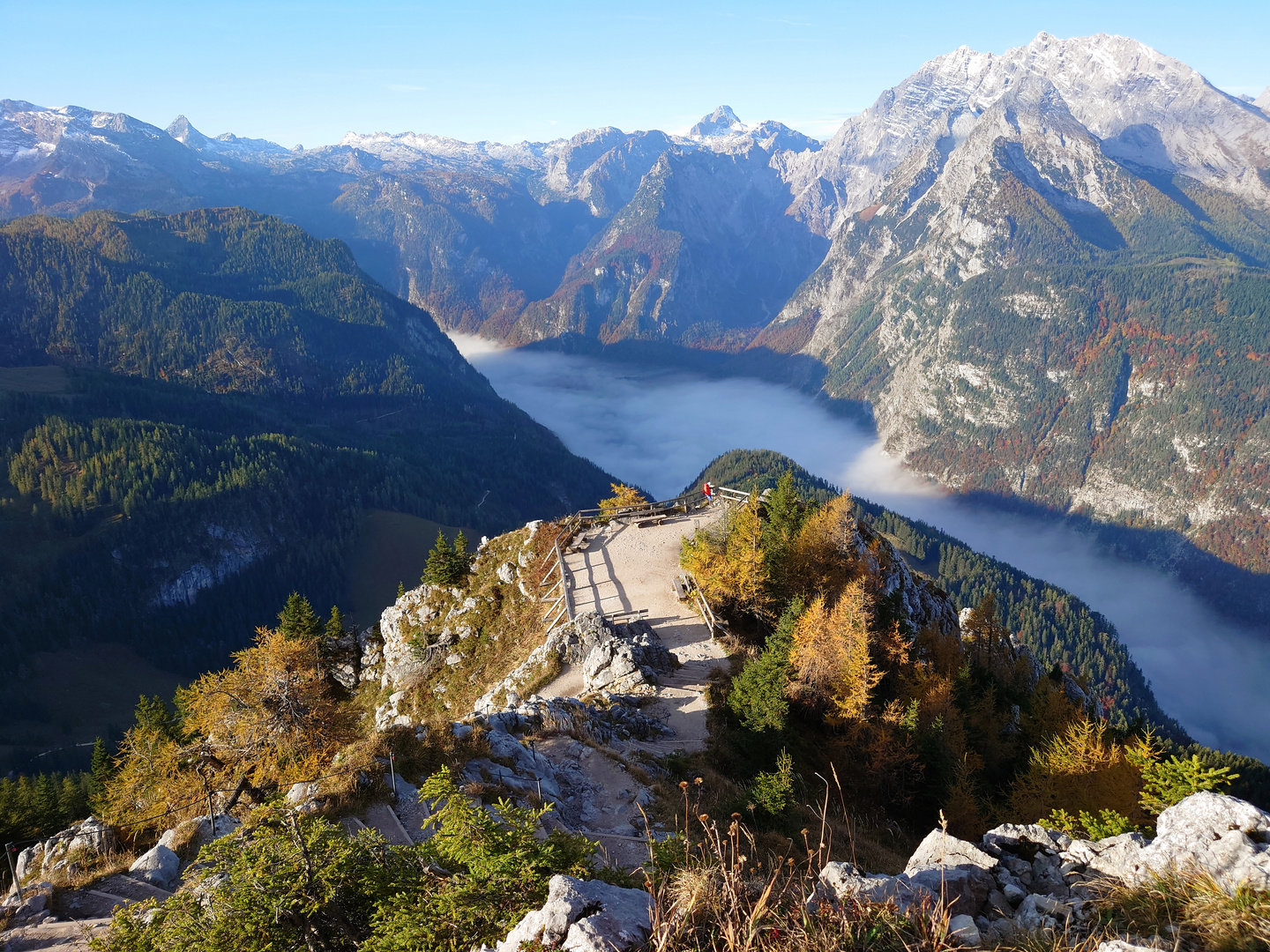 Weitsicht über dem Königssee Foto & Bild | world, oktober, wolken ...