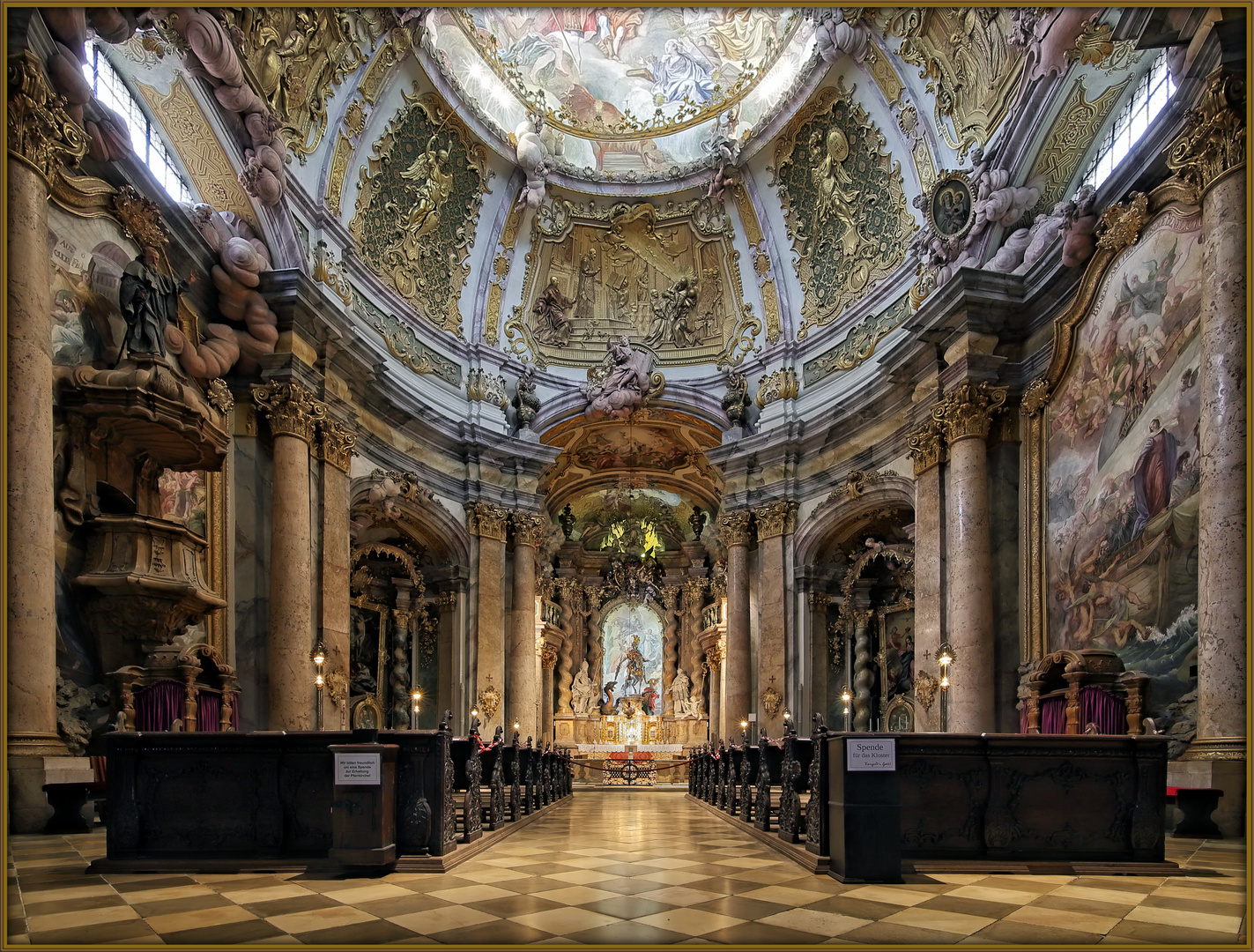 Weltenburg - Klosterkirche St. Georg Foto & Bild | canon, world, kirche ...