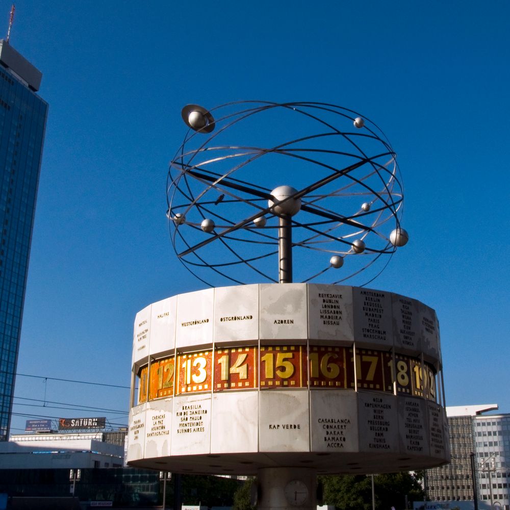 WELTZEITUHR - Alexanderplatz - Berlin-Mitte Foto & Bild | deutschland ...