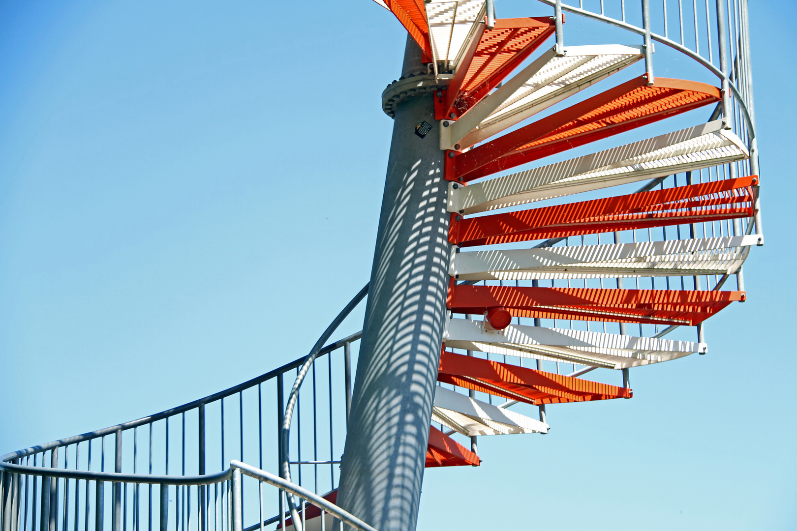 Wendeltreppe auf den Berblinger Aussichtsturm in Ulm an der Donau Foto ...