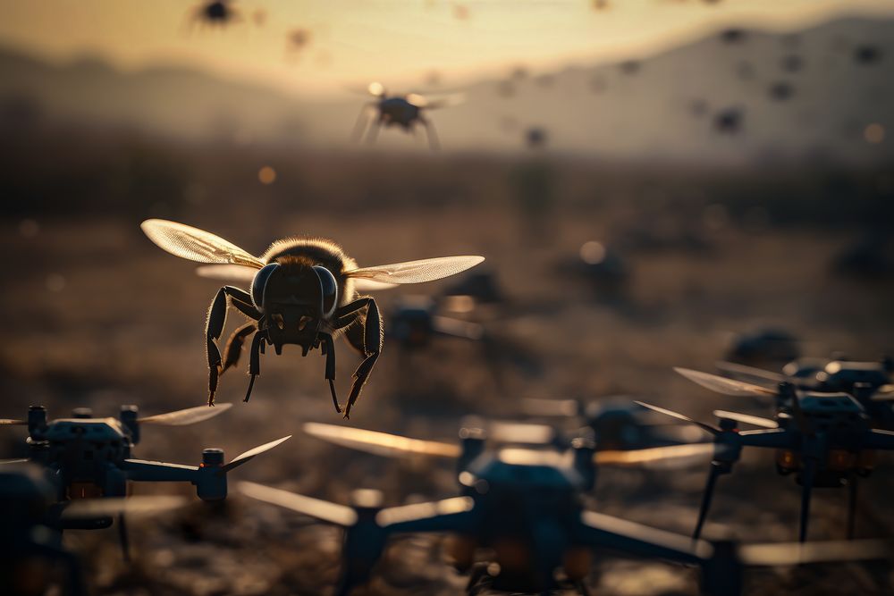 Wenn Drohnen Drohnen folgen Foto & Bild | art, spezial, natur Bilder ...