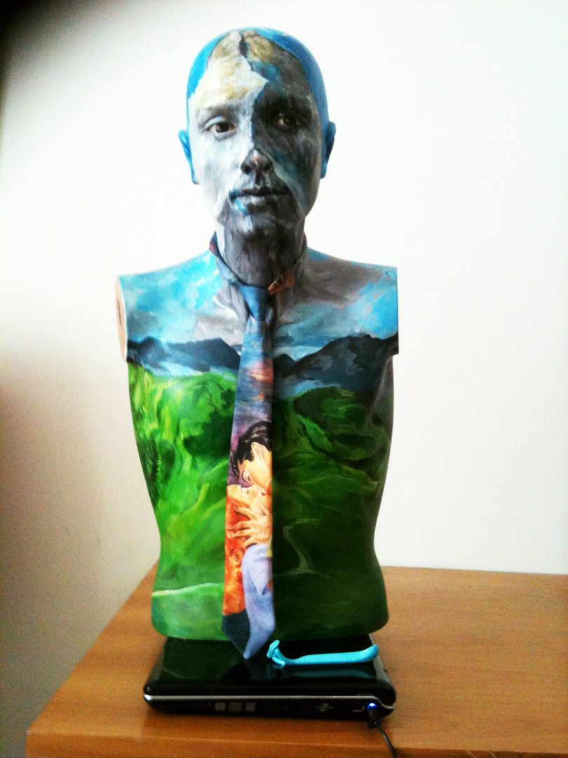 Wenn einem die Berge zu Kopf steigen - Skulptur Artdoya Foto & Bild | kunstfotografie & kultur ...