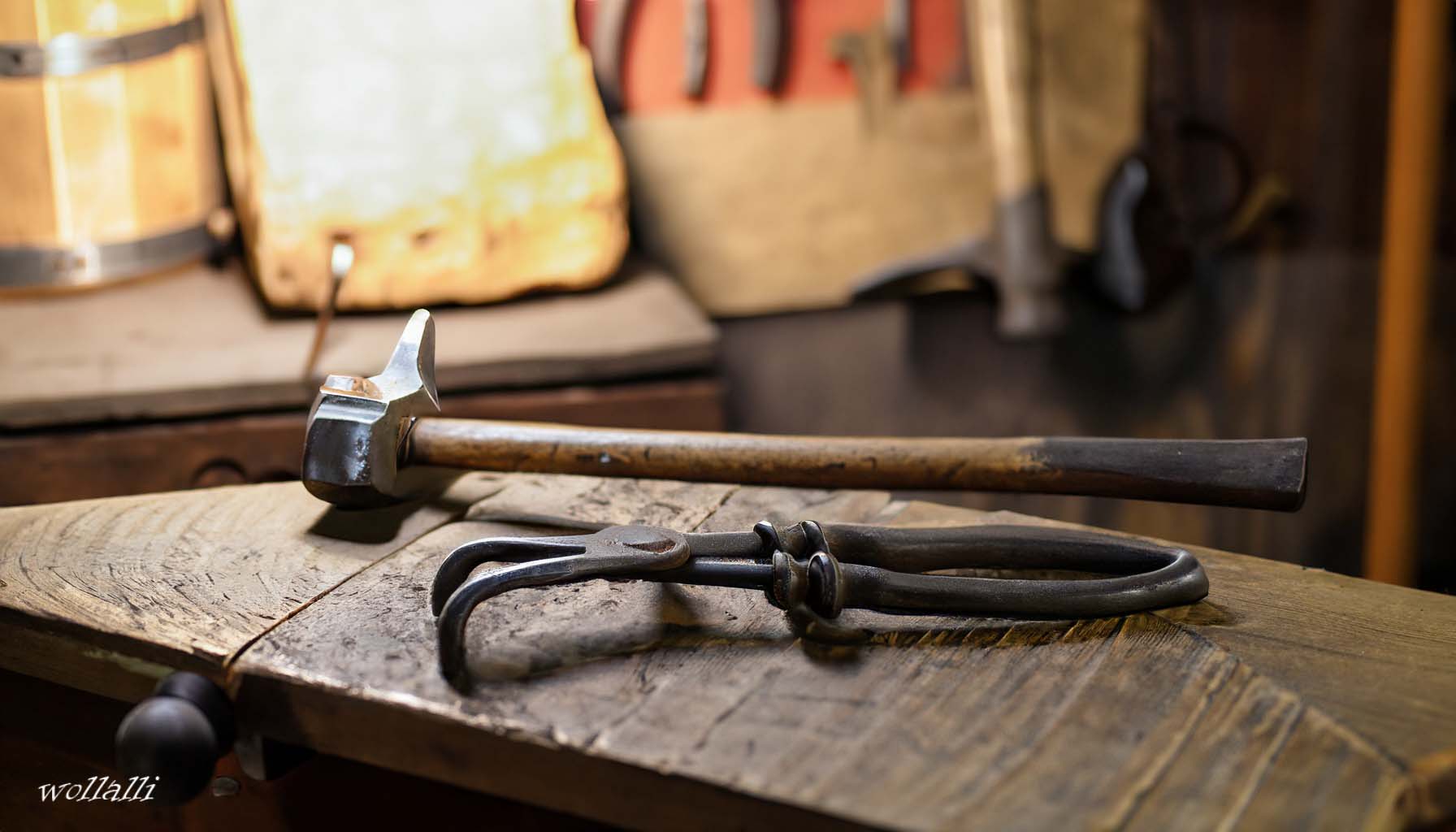 Werkbank aus dem Mittelalter Foto & Bild | ki-generierte bilder, ki - montagen, ki - architektur ...