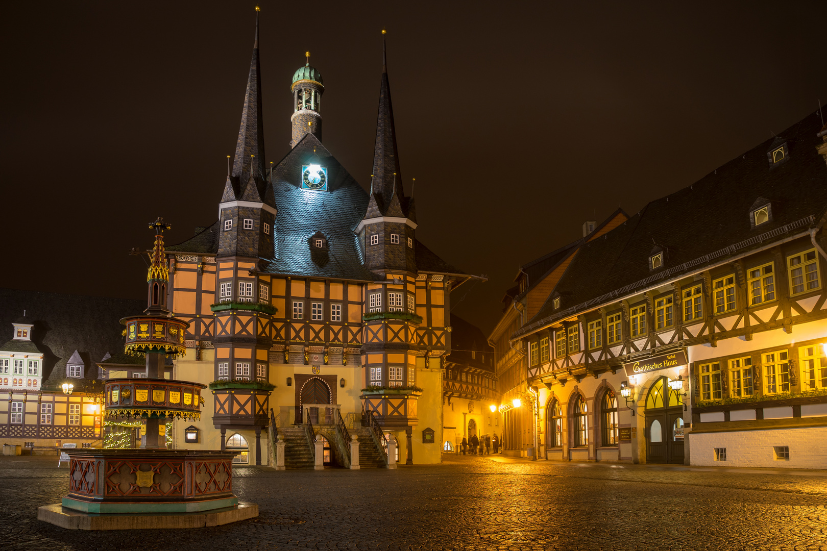 Wernigerode bei Nacht Foto & Bild | nacht, himmel, natur Bilder auf ...