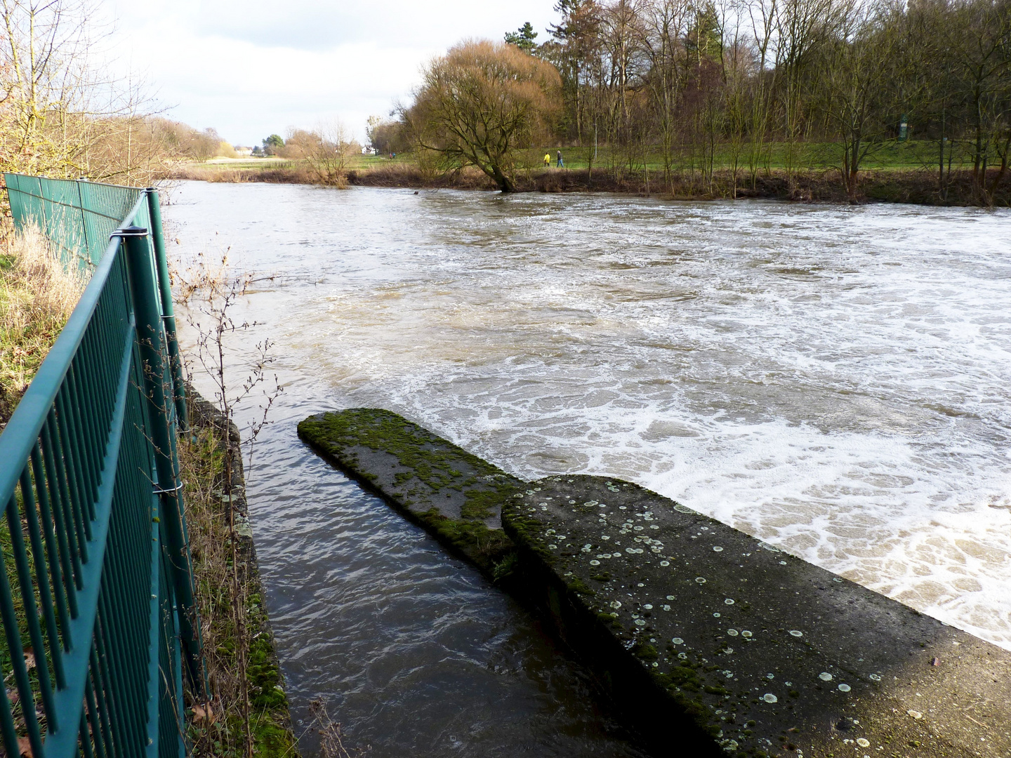 Werre unterhalb des Stauwehrs in Werste Foto & Bild | landschaft ...