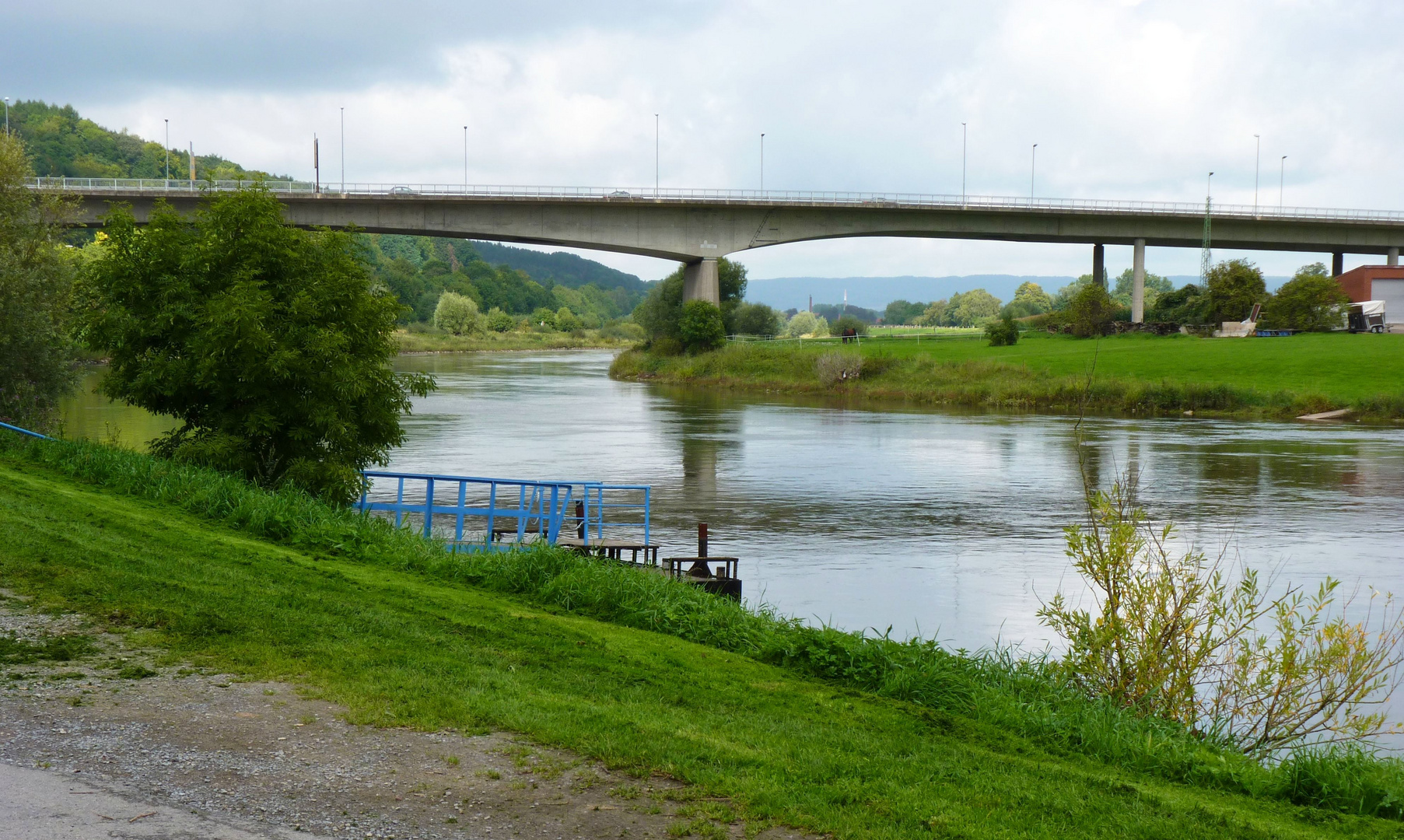 Weserbrücke Vlotho Foto & Bild | landschaft, bach, fluss & see, flüsse ...