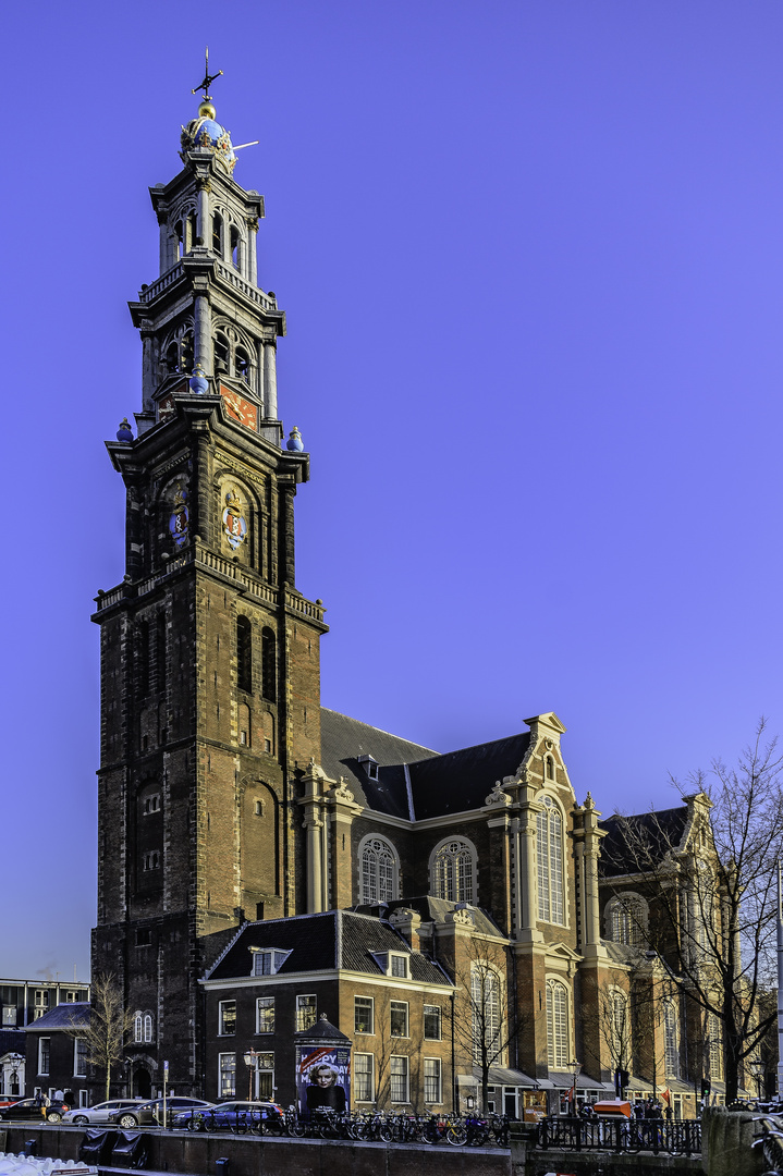 Westerkerk Foto & Bild | januar, winter, kirche Bilder auf fotocommunity