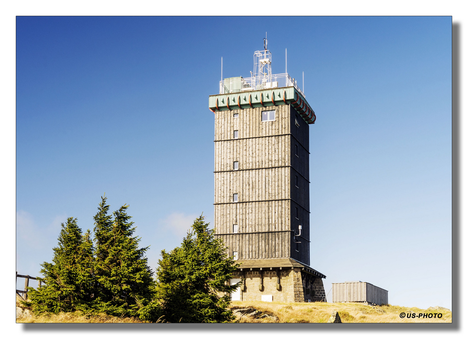 Wetterstation auf dem Brocken Foto & Bild | industrie und technik ...