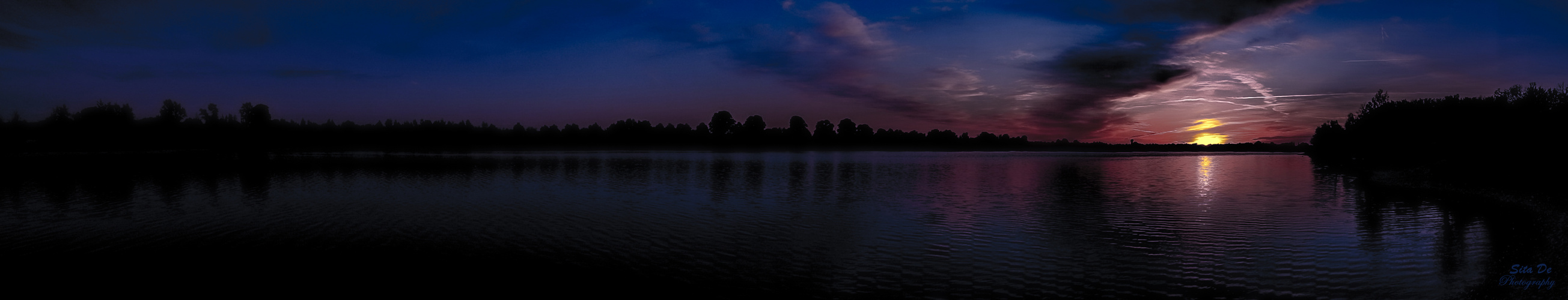 When the sun kisses the earth good night, the moon is about to rise ...