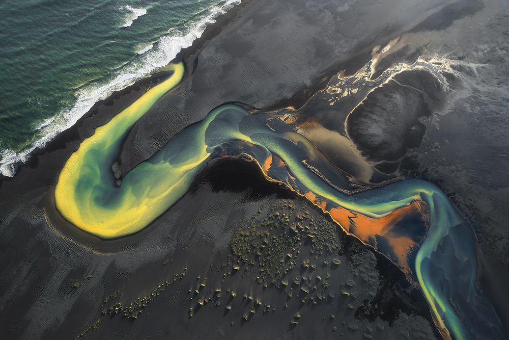 where the river meets the ocean ] Foto & Bild | nature, world ...