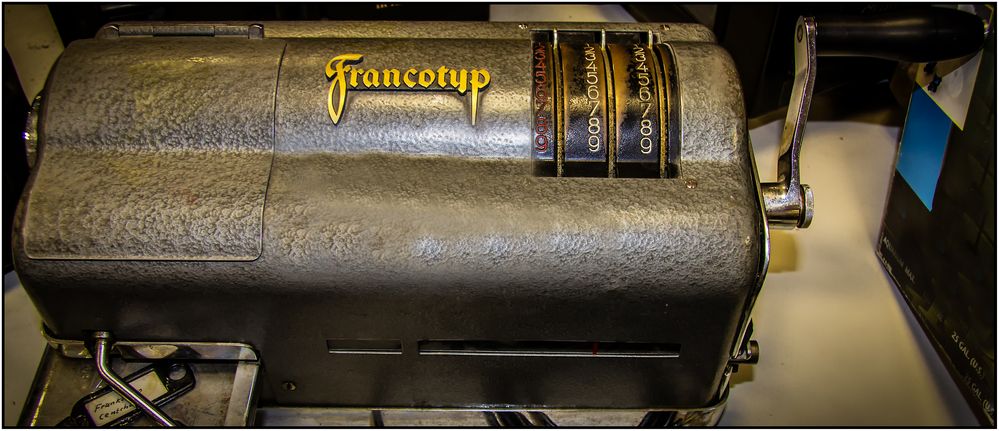 Wie Dazumal ... Francotyp ... Foto & Bild | spezial, alt, historisches ...