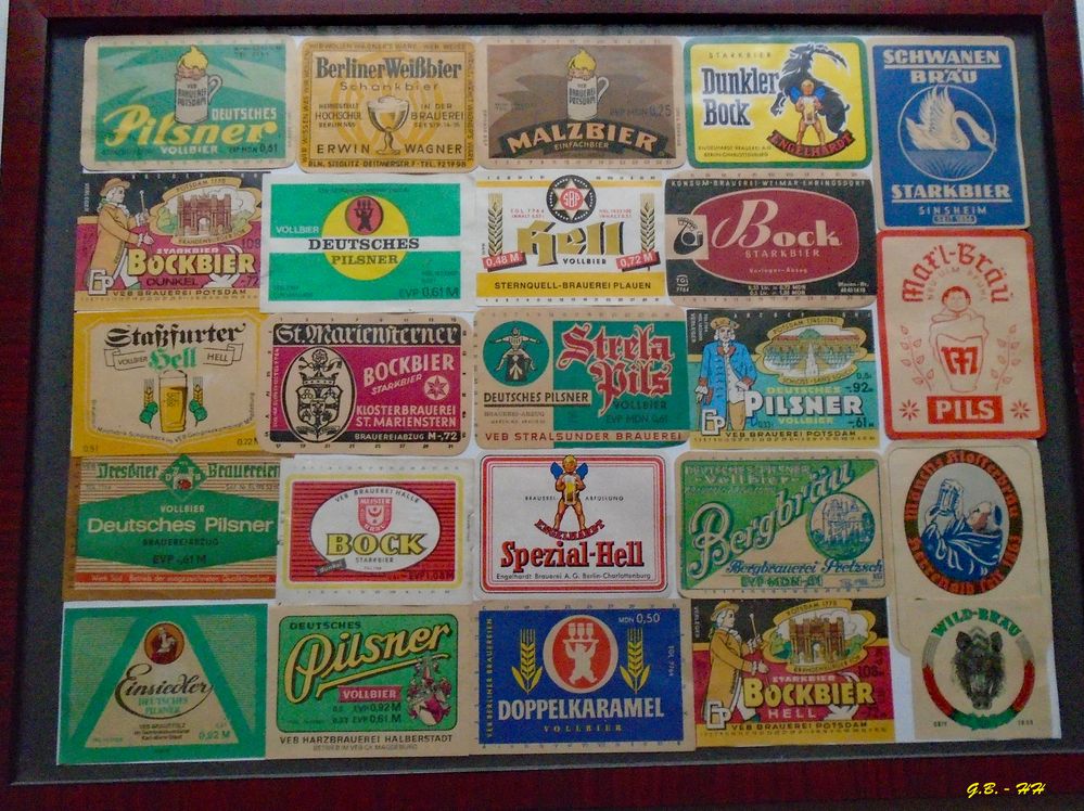 wie dazumal......BIER - Relikte aus DDR-Zeiten....... Foto & Bild ...
