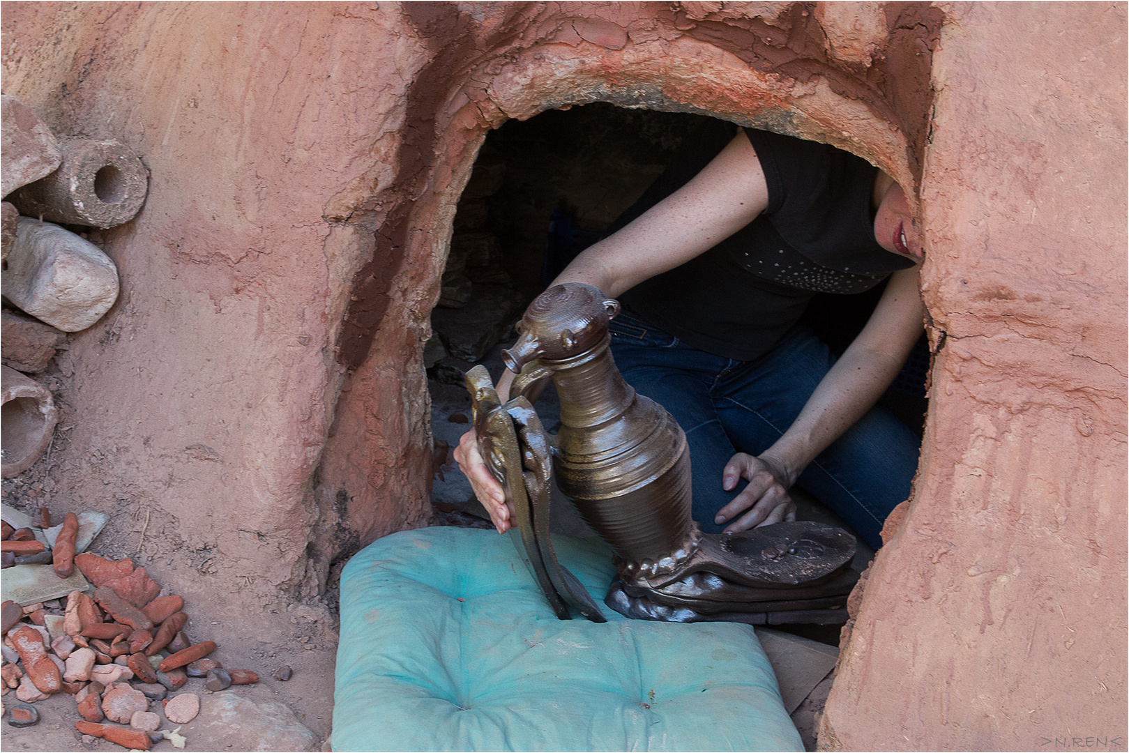 Wie vor 900 Jahren (Stapel) Foto & Bild | historisch, töpfer, motive ...