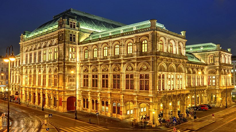 WIEN - Staatsoper Foto & Bild | architektur, architektur bei nacht ...