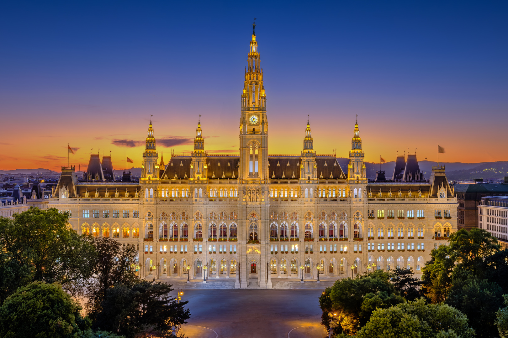 Wiener Rathaus Foto & Bild | europe, Österreich, wien Bilder auf ...