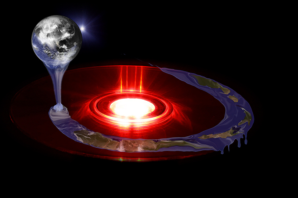 Wieviel Erde geht auf die Scheibe Foto & Bild | projekte, digiart ...