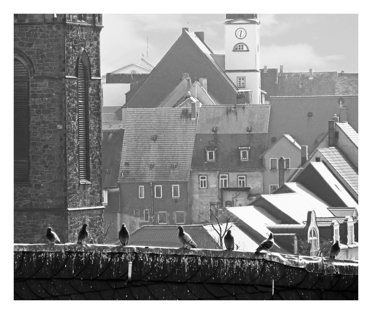 Willkommen im Mittelalter Foto & Bild | monochrom, bearbeitungs - techniken, kirche Bilder auf ...