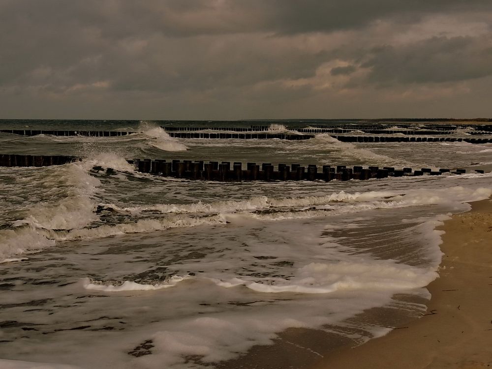 wind und wellen Foto & Bild | natur-kreativ, darß, himmel Bilder auf ...